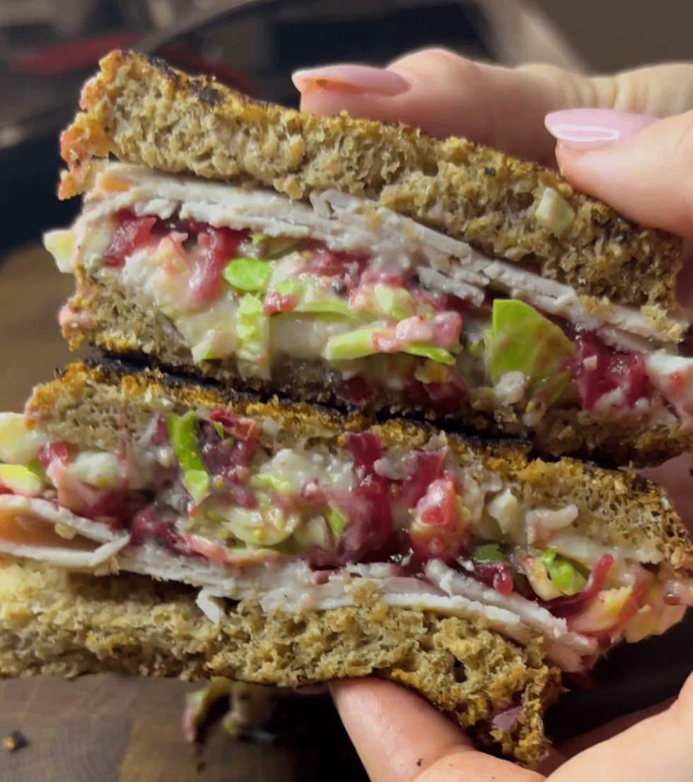 Christmas Toastie Recipe | Turkey, Brie & Cranberry Toasted Sandwich